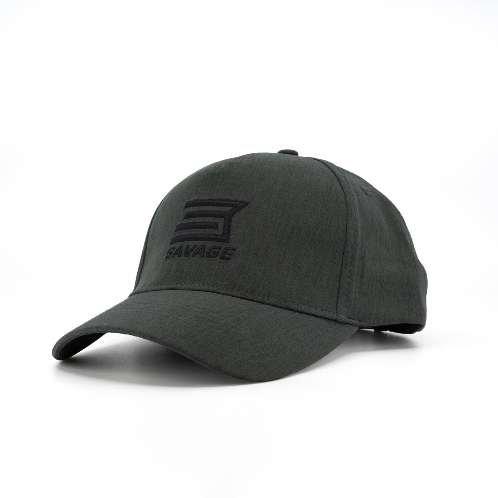 Savage Arms Black Tonal Performance Cap | Savage Arms Base Camp