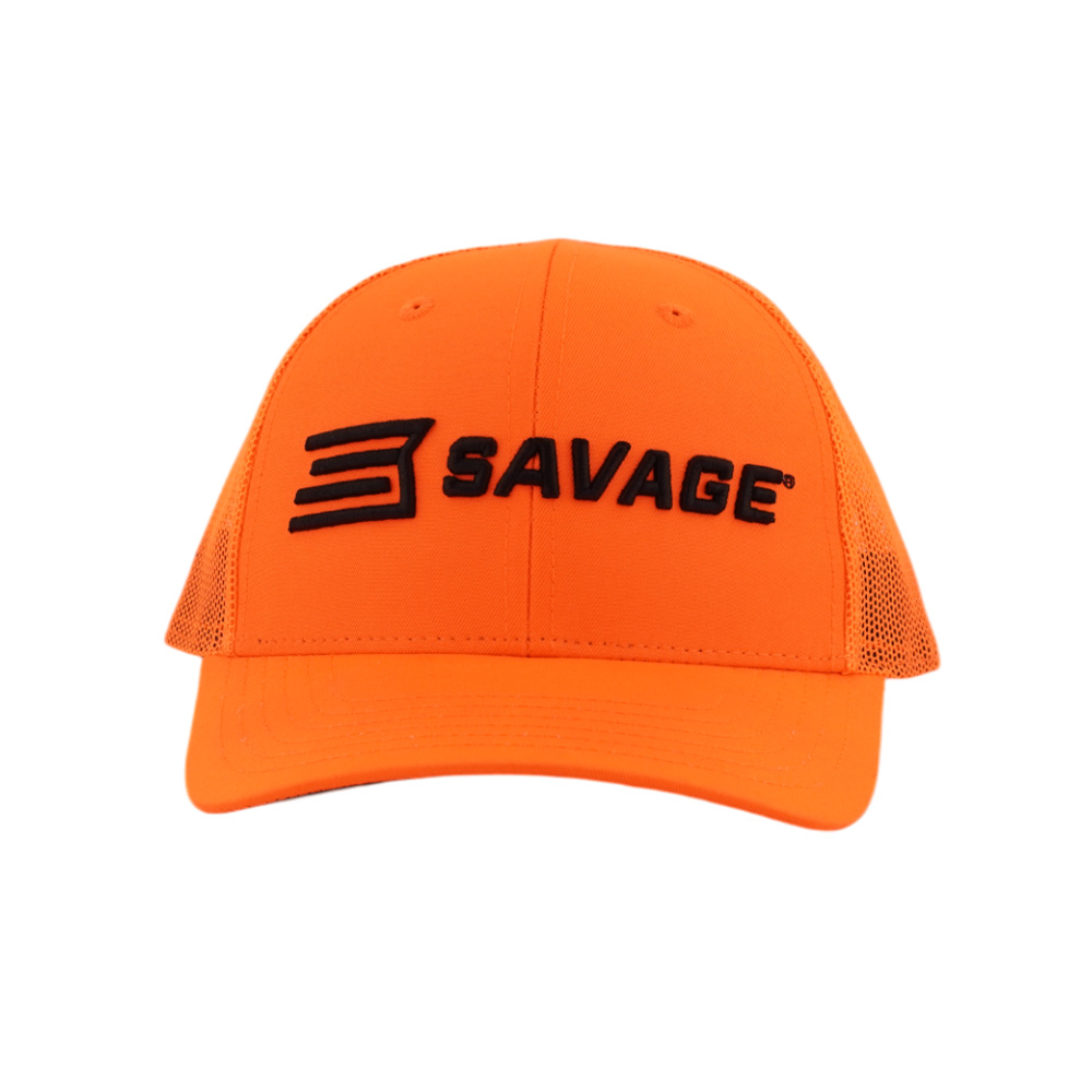 Savage Arms Savage Blaze Orange Trucker | Savage Arms Base Camp